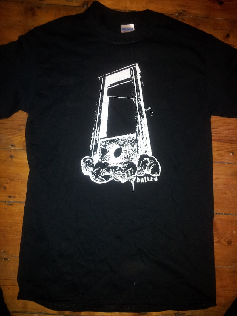 Daïtro Guillotine T-shirt (hardcore, Screamo Band) - Etsy UK