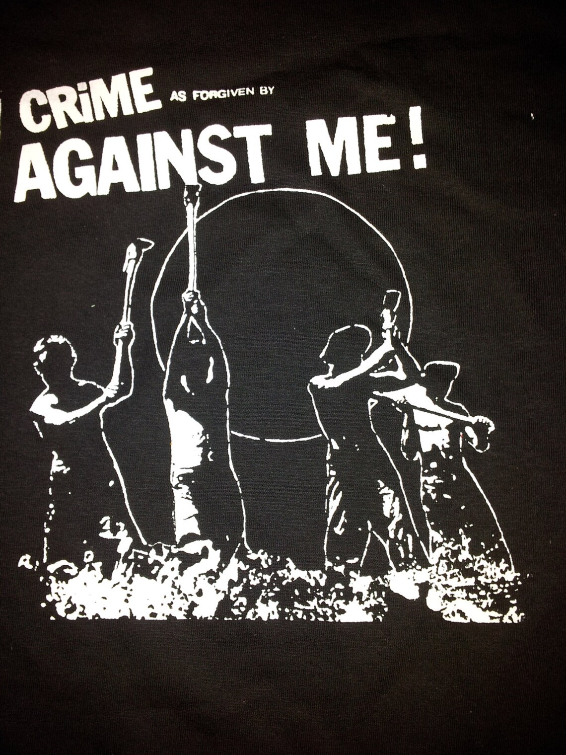 AGAINST ME Crime Tshirt Punk / Folk-punk Band - Etsy