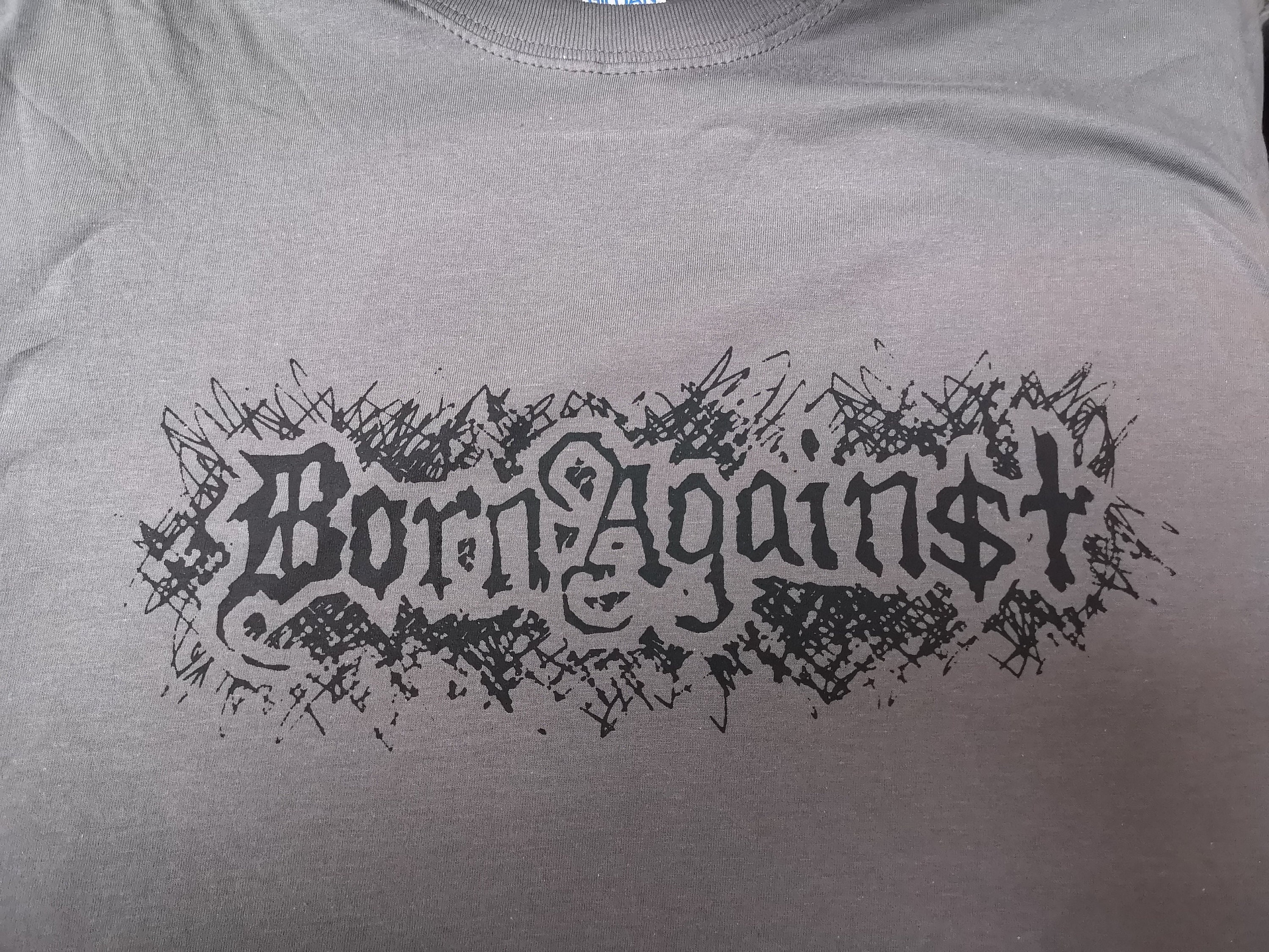 BORN AGAINST t-shirt hardcore band | Etsy