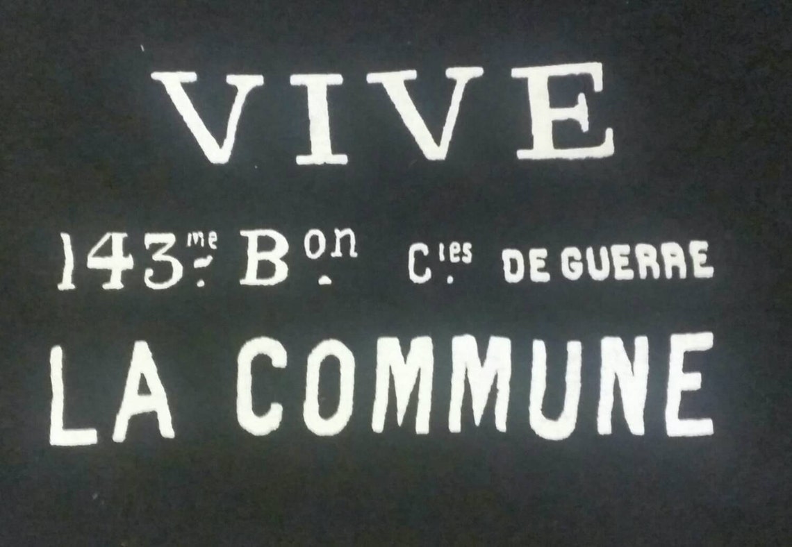 VIVE LA COMMUNE Flag paris Commune Sweatshirt or Hoodie - Etsy