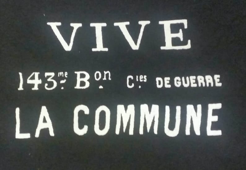 VIVE LA COMMUNE Flag paris Commune Sweatshirt or Hoodie - Etsy
