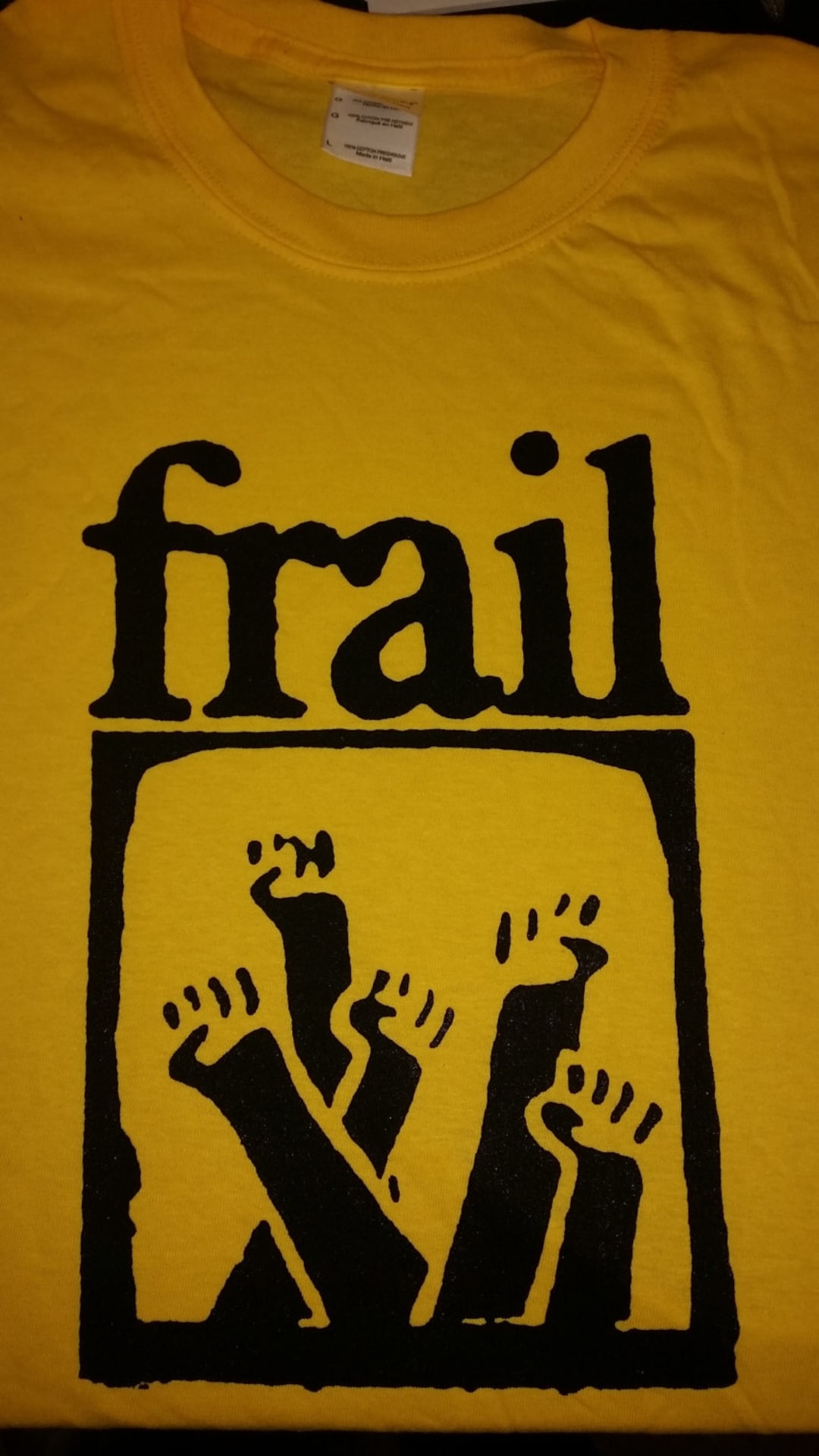 FRAIL Straight Edge, Sxe, Hardcore, Emo T-shirt - Etsy