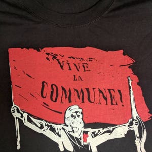 VIVE LA COMMUNE T-shirt (paris Commune) - Etsy