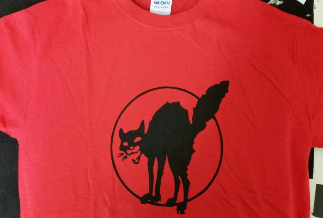 Wildcat T-shirt (black Cat, Sabot Cat, IWW) - Etsy UK