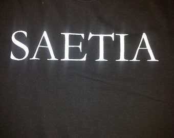 SAETIA T-shirt hardcore, Punk, Emo Band - Etsy