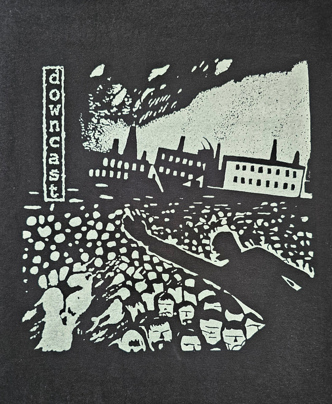 DOWNCAST Hoodie (hardcore Punk Band) - Etsy