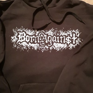 BORN AGAINST Hoodie (hardcore Band) - Etsy UK