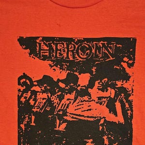 HEROIN Tshirt (hardcore, Screamo Band) - Etsy