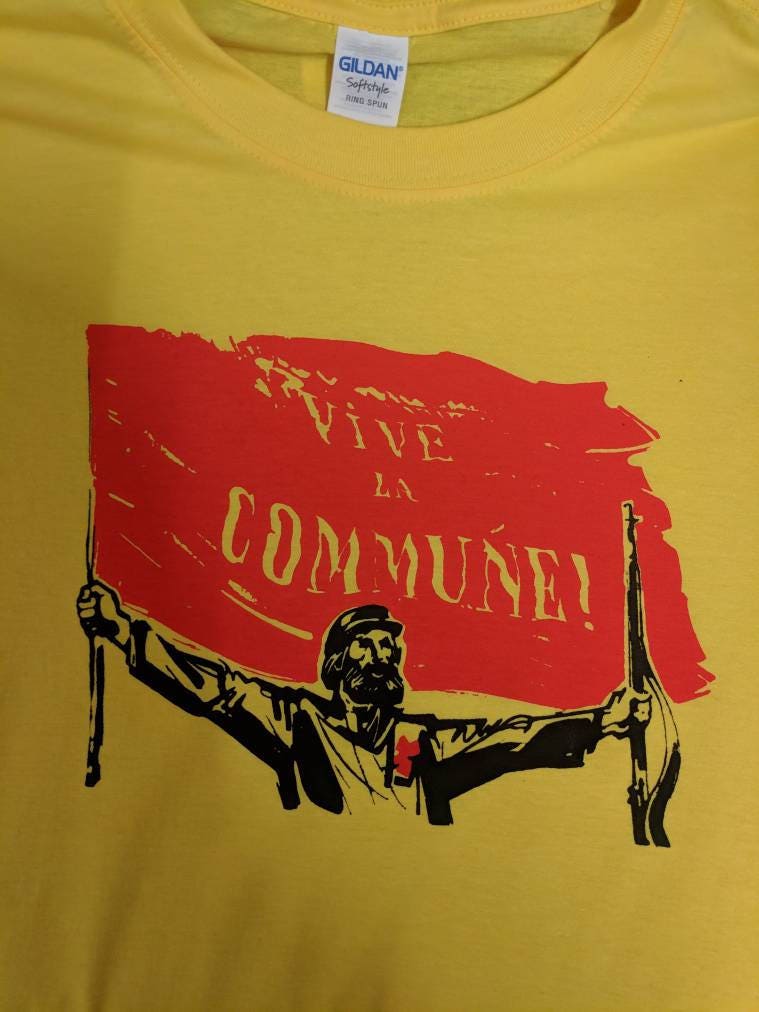 VIVE LA COMMUNE T-shirt (paris Commune) - Etsy