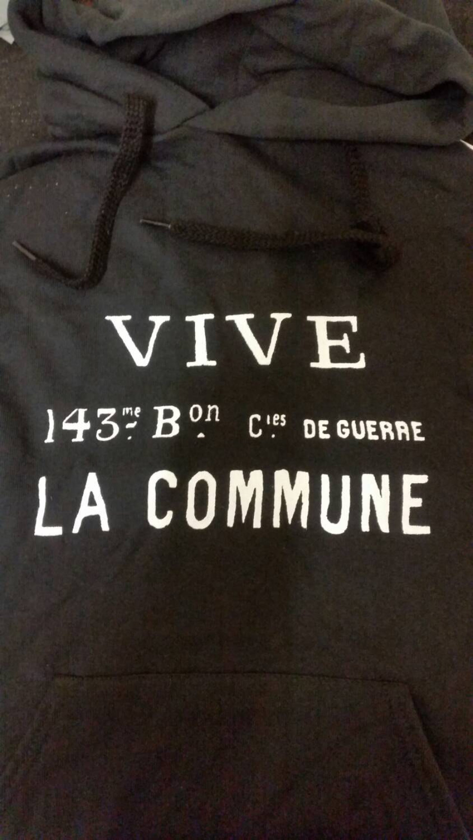 VIVE LA COMMUNE Flag paris Commune Sweatshirt or Hoodie | Etsy