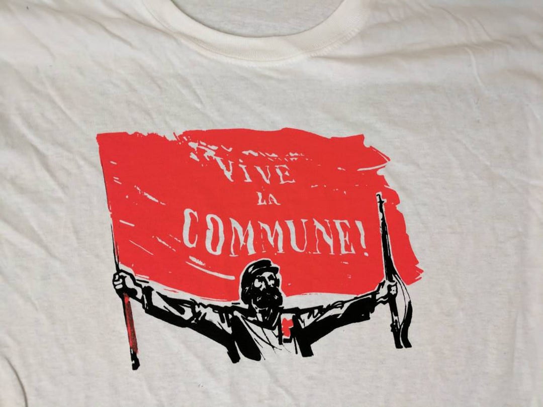 VIVE LA COMMUNE T-shirt paris Commune - Etsy UK