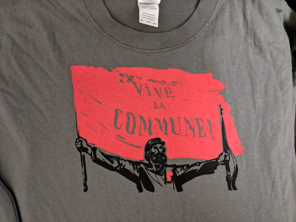 VIVE LA COMMUNE T-shirt (paris Commune) - Etsy