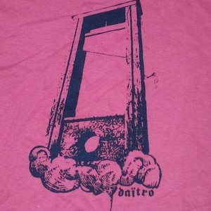 Daïtro Guillotine T-shirt (hardcore, Screamo Band) - Etsy