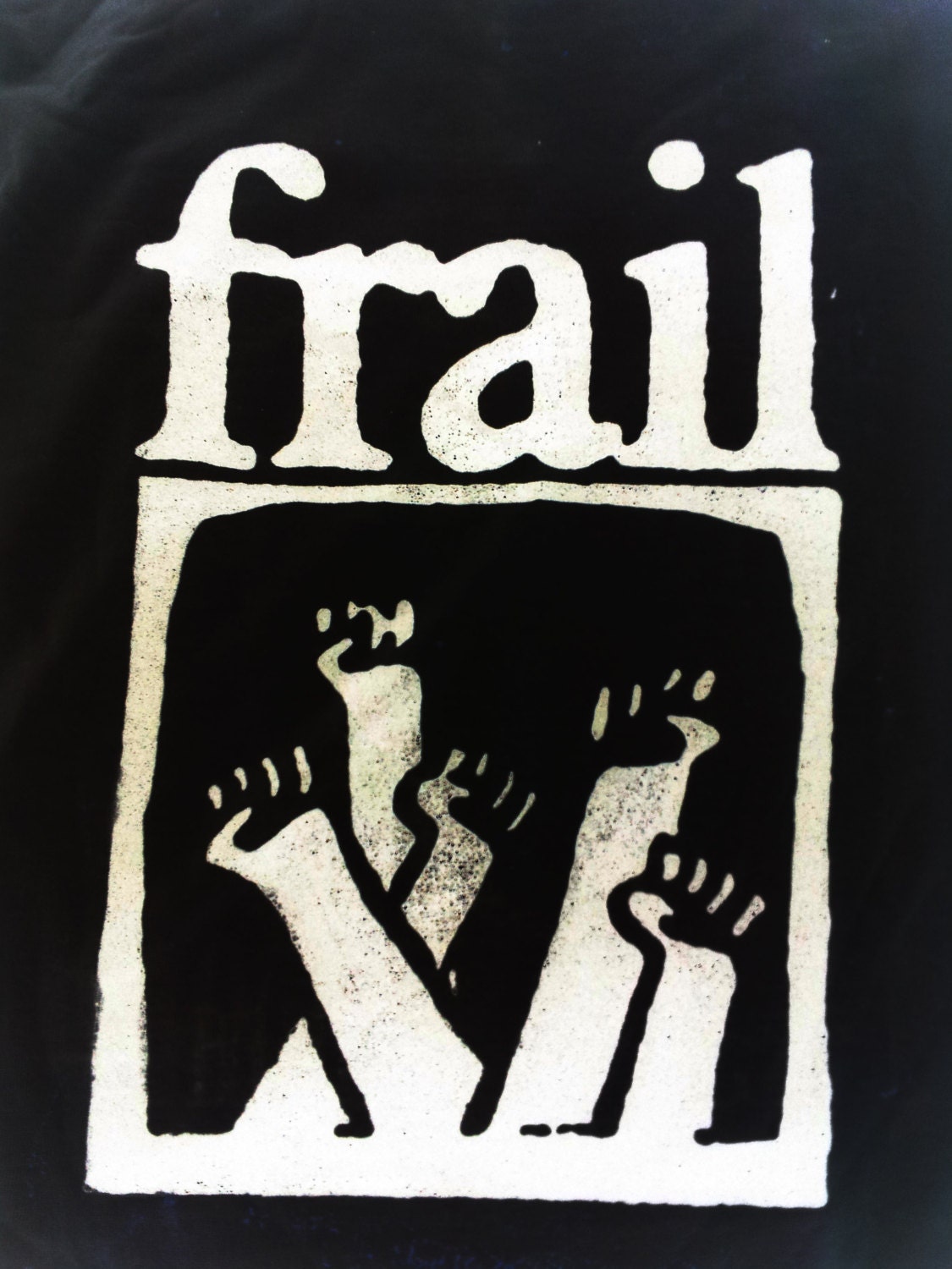 FRAIL Hoodie Straight Edge Sxe Hardcore Punk Emo Band - Etsy