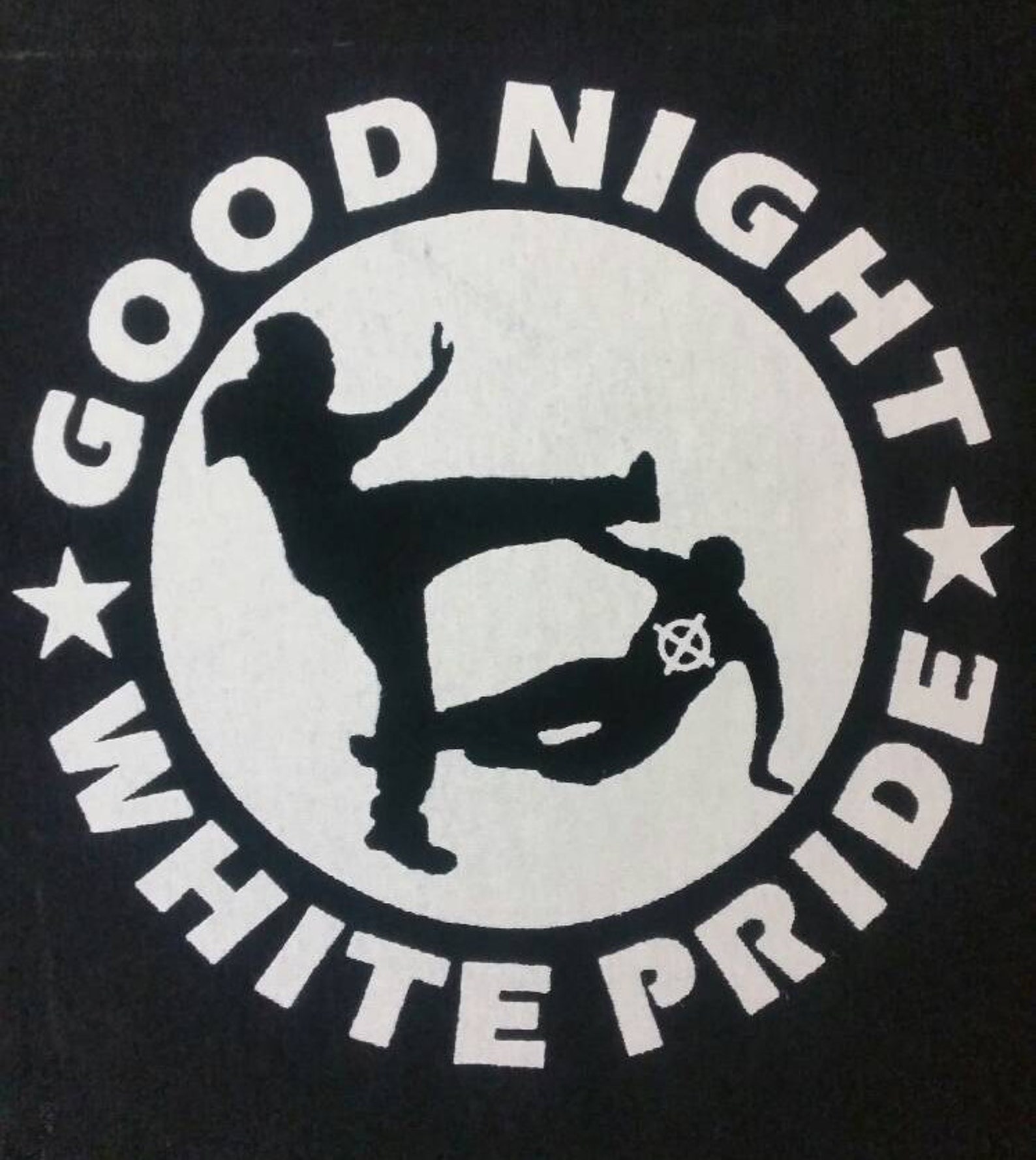 Good Night white pride anti-fascist antifa sweatshirt or | Etsy