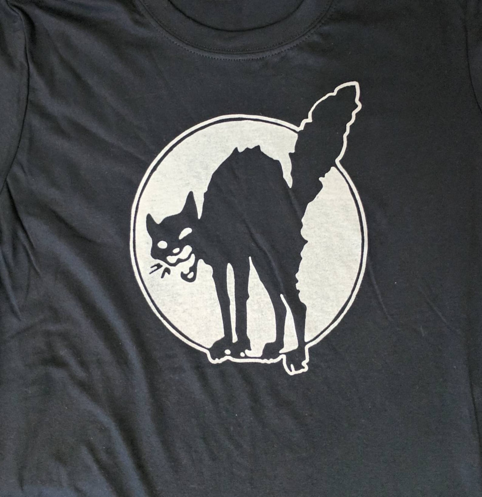 Wildcat T-shirt black Cat Sabot Cat IWW - Etsy