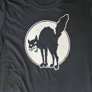 Wildcat T-shirt (black Cat, Sabot Cat, IWW) - Etsy