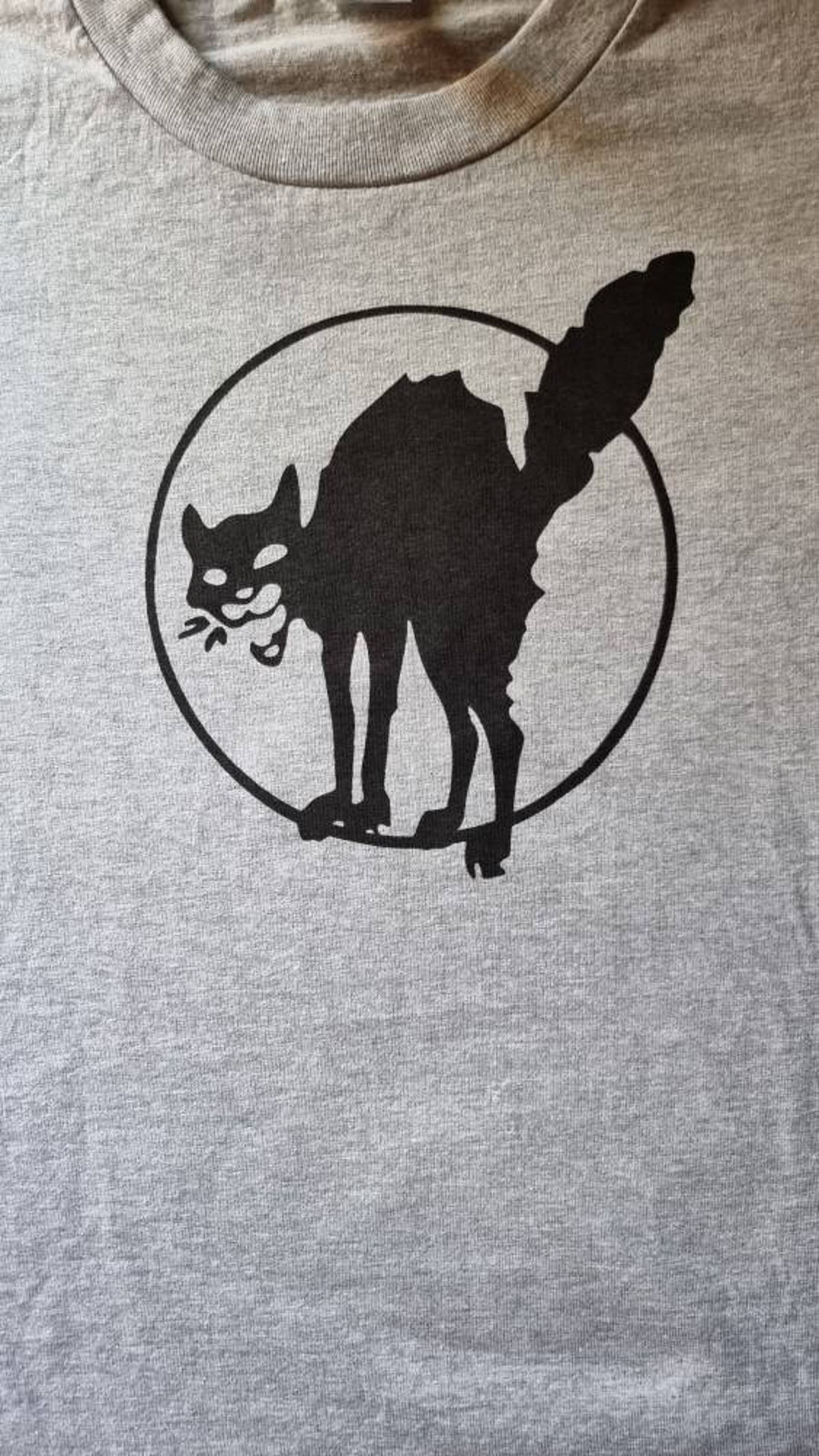 Wildcat T-shirt black Cat Sabot Cat IWW - Etsy