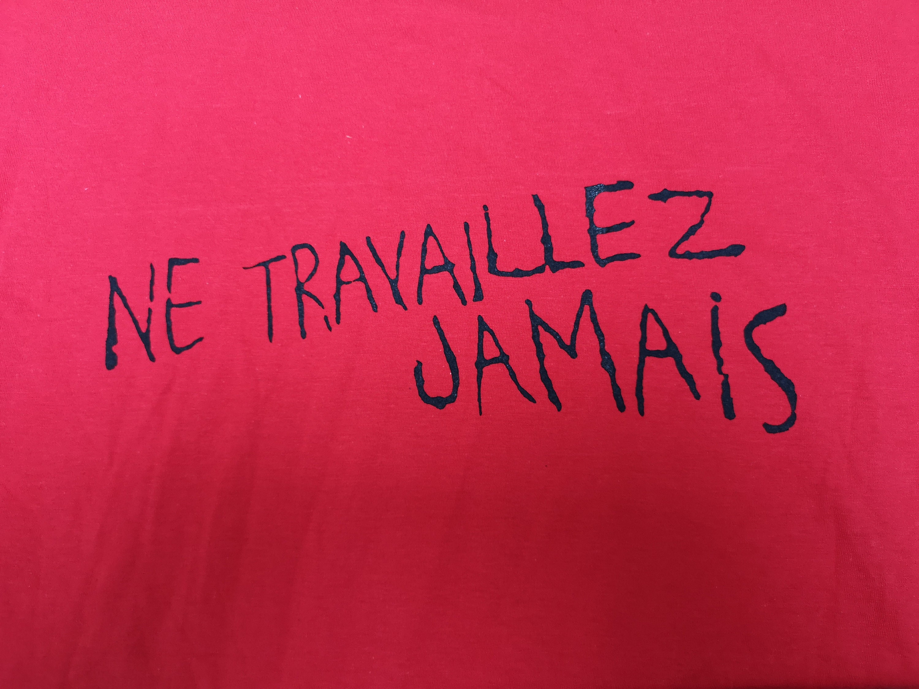 Ne Travaillez Jamais (never Work!) Guy Debord T-shirt - Etsy