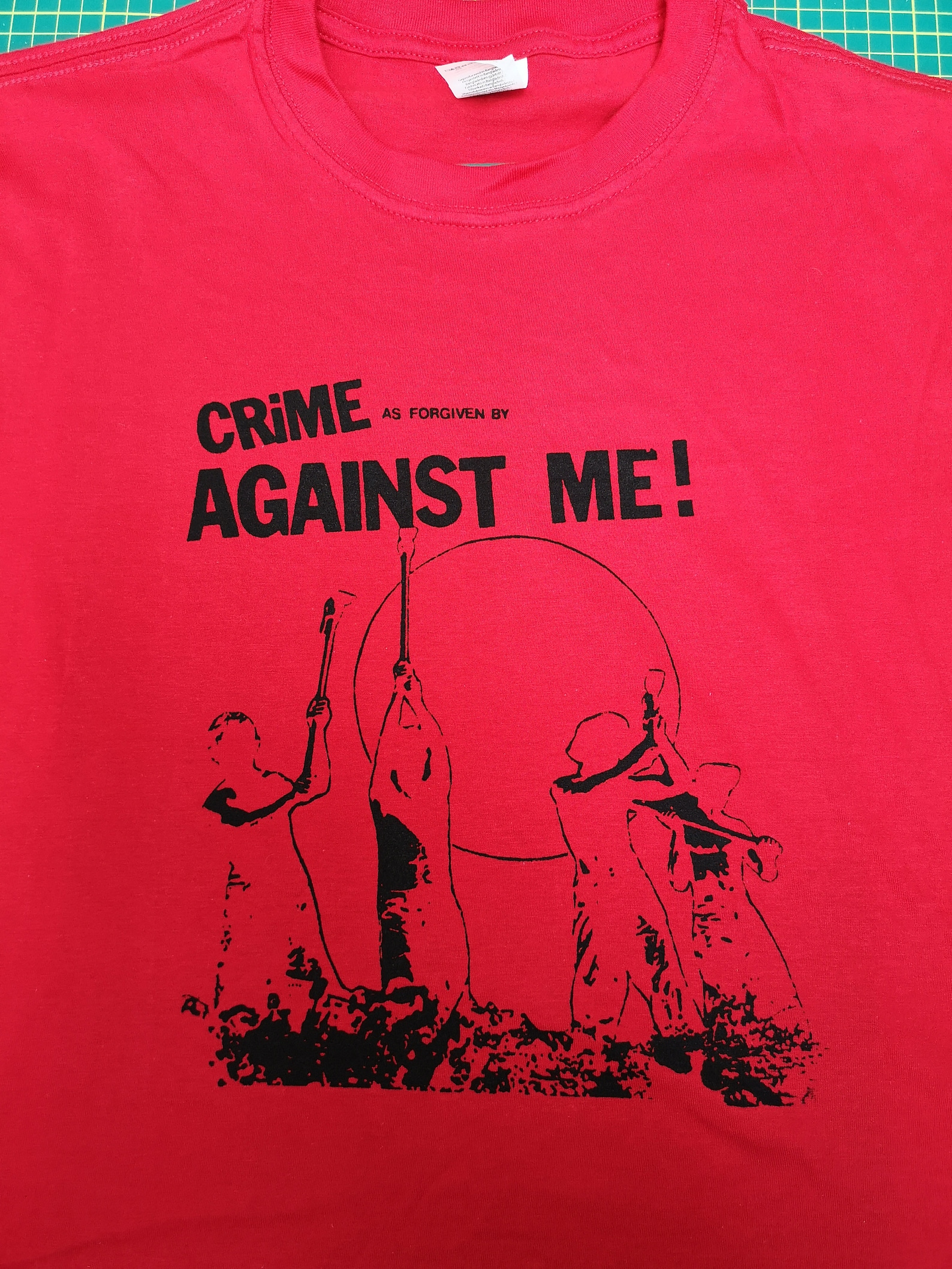 AGAINST ME Crime Tshirt Punk / Folk-punk Band - Etsy