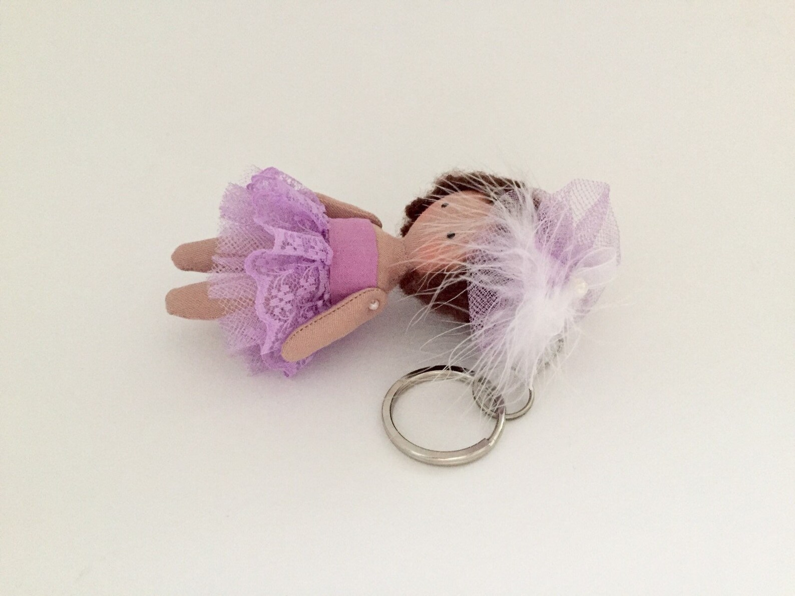 Custom Key Chain Flower Girl Proposal Gift Personalised Doll - Etsy