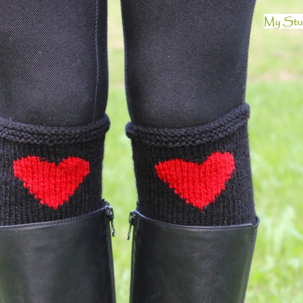 Red Boot Cuffs - Etsy