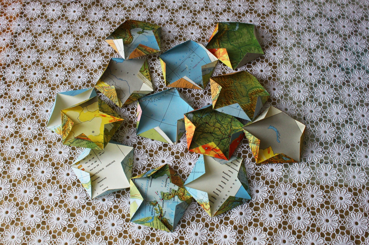 Pentagon Light in the Dark // Paper Lantern // DIY - Etsy