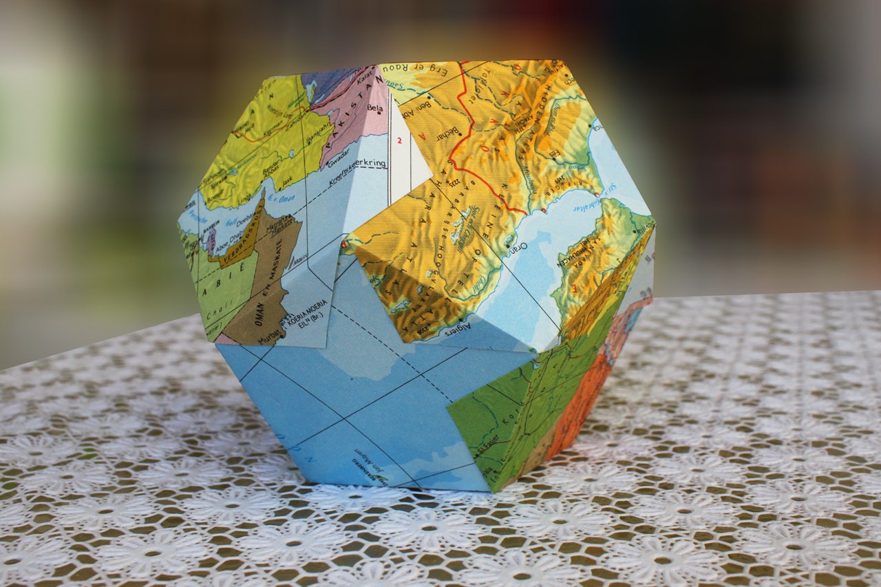 Pentagon Light in the Dark // Paper Lantern // DIY - Etsy