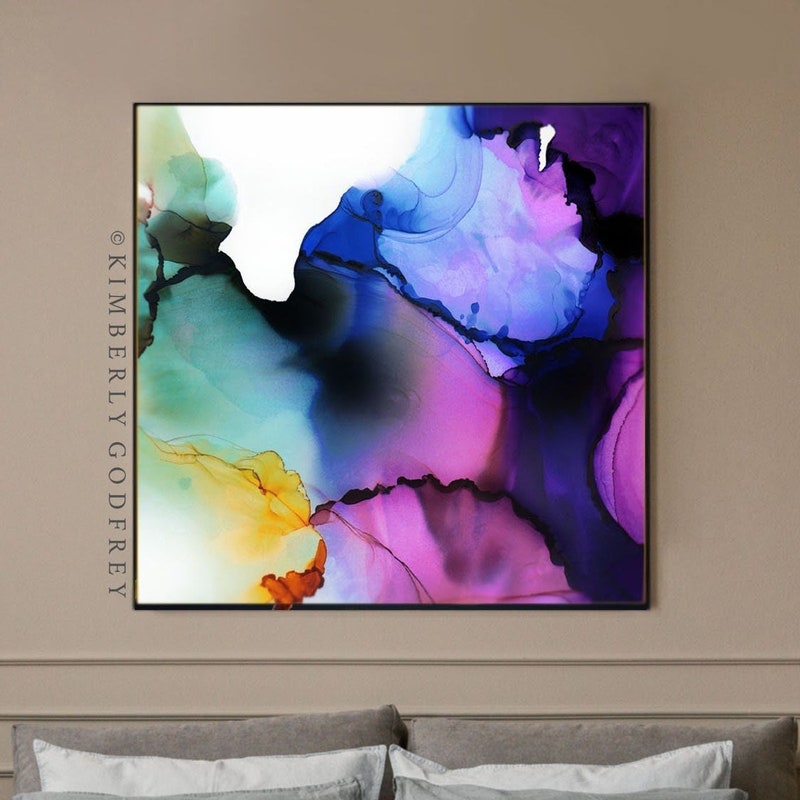 Cobalt Blue Wall Art - Etsy