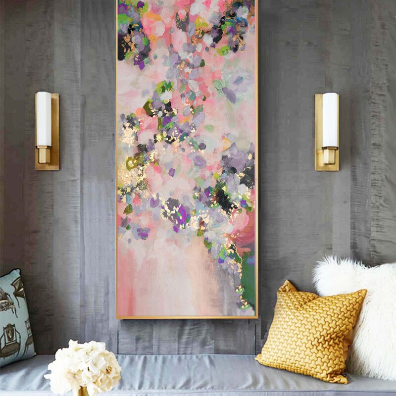 Lilac Abstract Art - Etsy