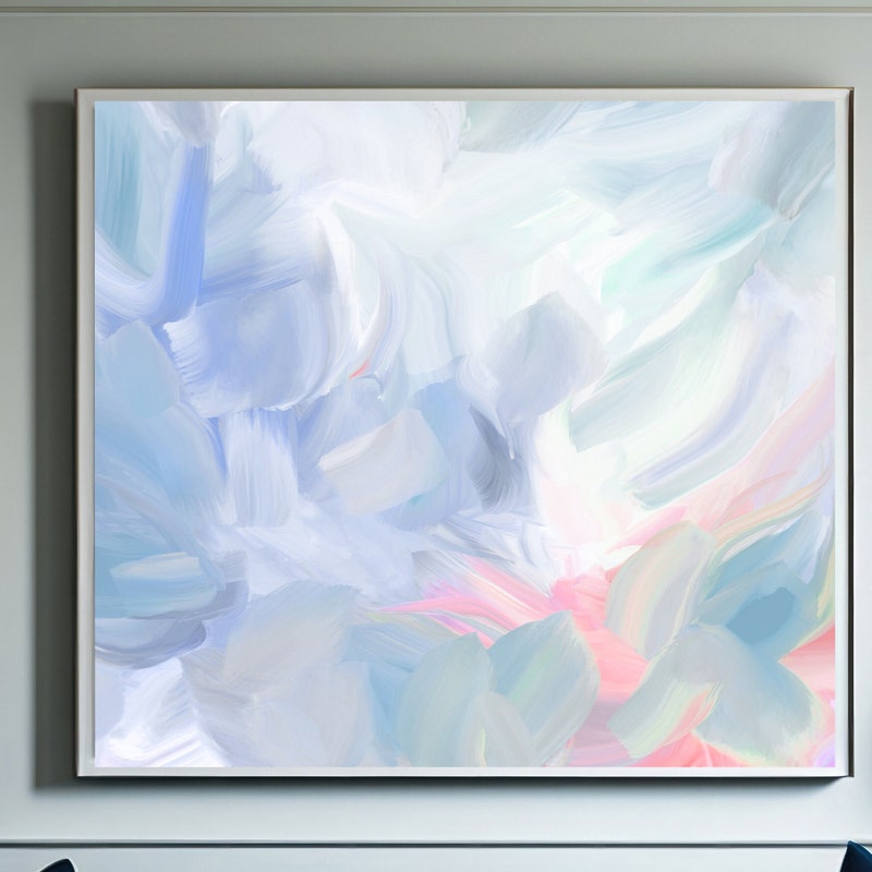 Pastel Abstract Art - Etsy