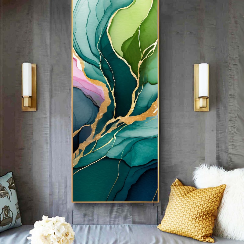Emerald Wall Art - Etsy