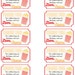 Editable Movie Night Birthday Printable Favor Tags - Etsy