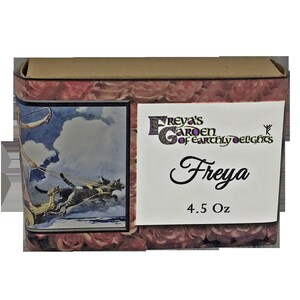 Rose Goat Milk Soap Bar, Freya Goddess Ritual Bath, Handmade Soap ...