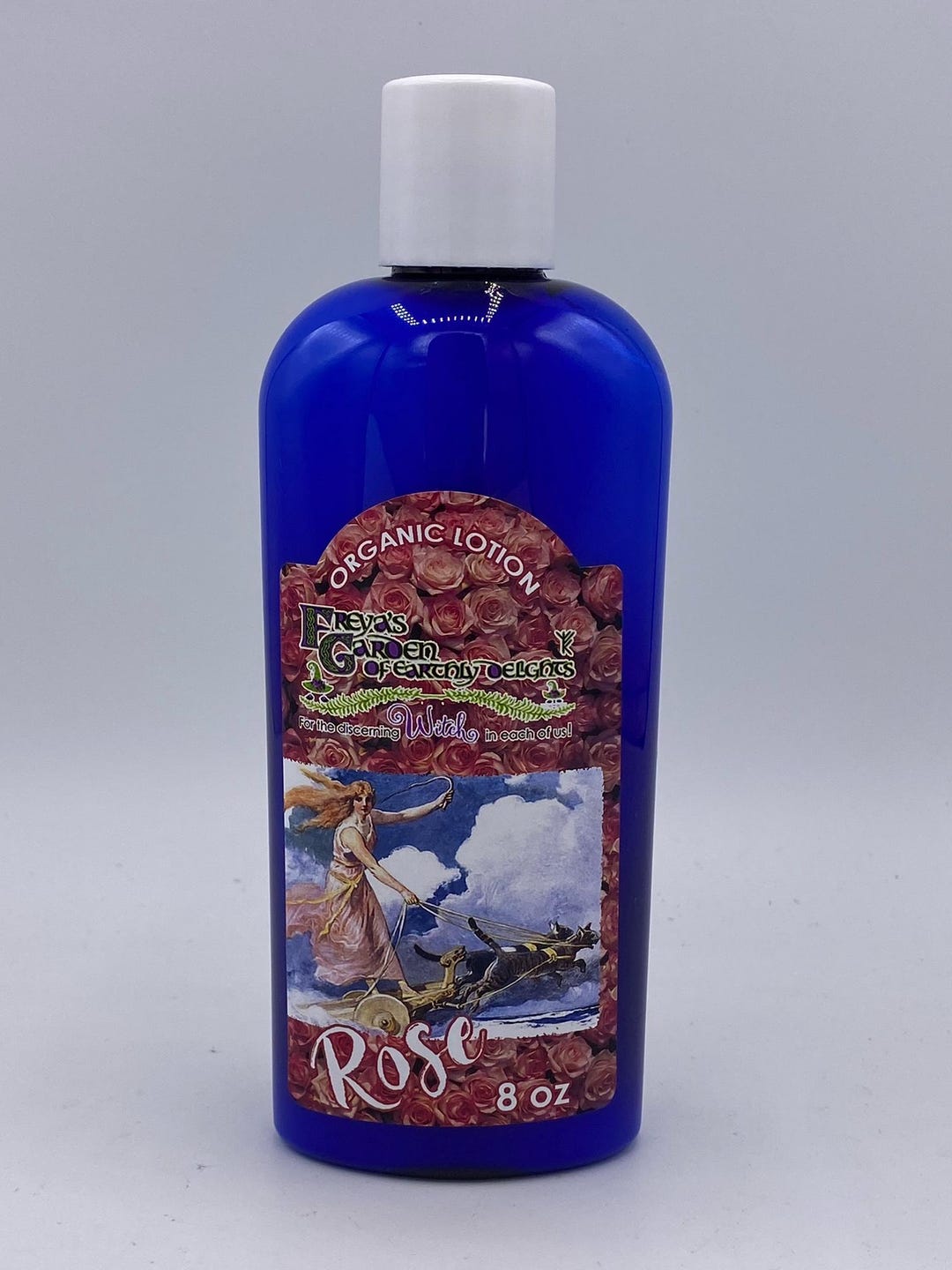 Rose Organic Lotion, Freya, Floral Scent, Vegan Skincare, Pagan Gifts ...