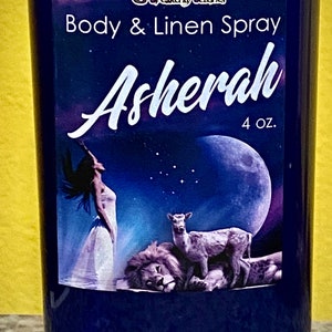 Goddess Asherah Body Mist and Room Spray, Ritual Spray, Perfume Mist ...