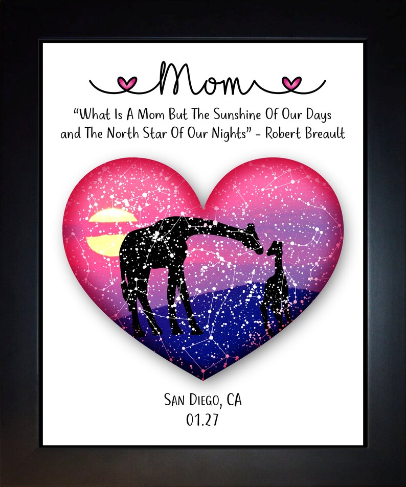 Stars Mother Daughter Gift for Mom Birthday Gift Mothers Day - Etsy