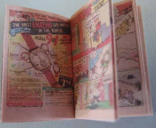 Comic Book Blondie Dollhouse Miniature 1:12 Scale | Etsy