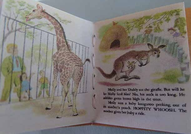 Children's Book A Day at the Zoo Dollhouse Miniature - Etsy
