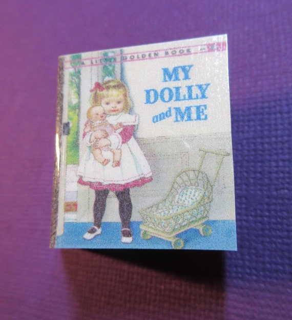 Children's Book My Dolly and Me Dollhouse Miniature 1:12 | Etsy