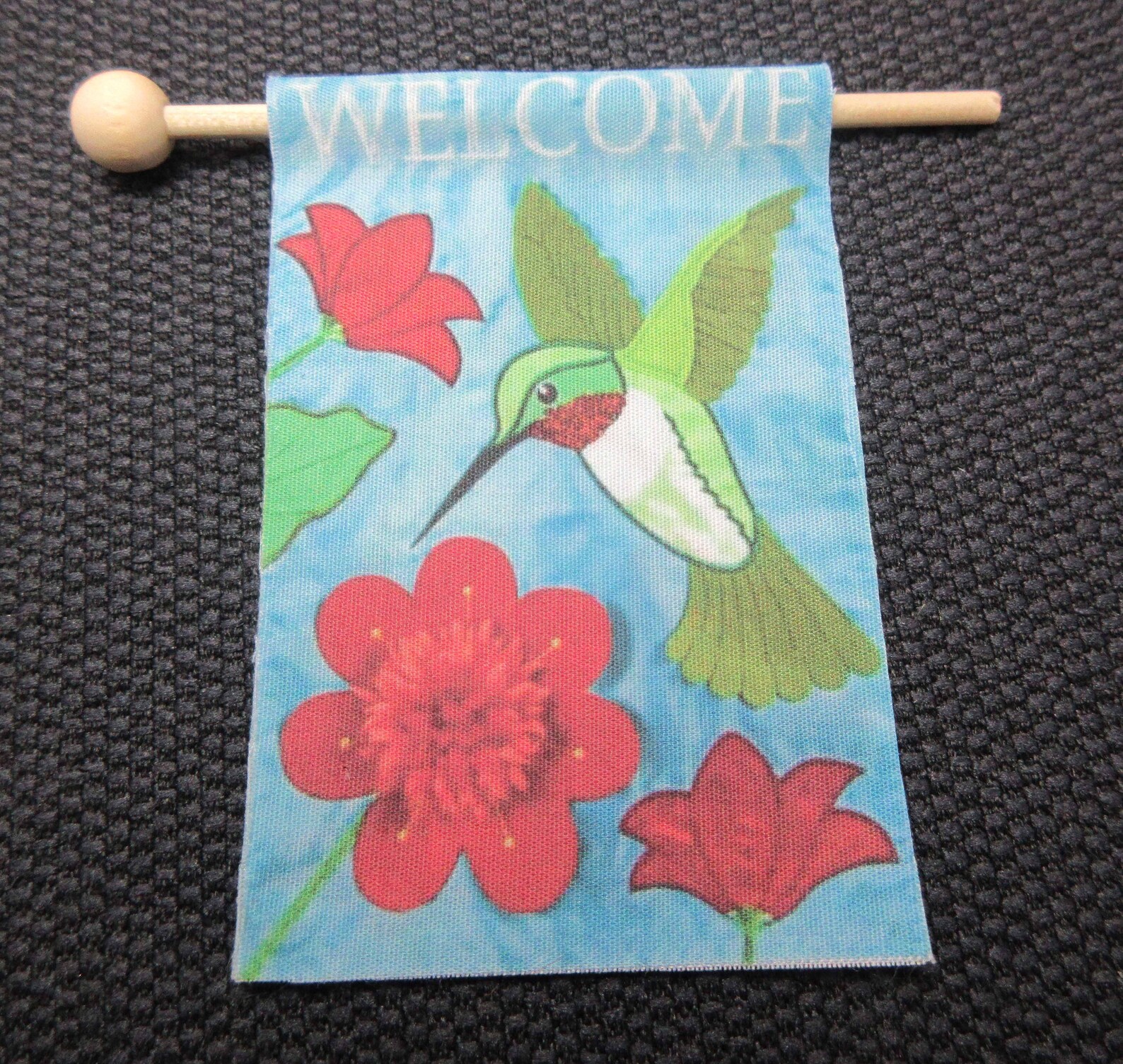 House Flag W/pole Dollhouse Miniature 1:12 Scale - Etsy