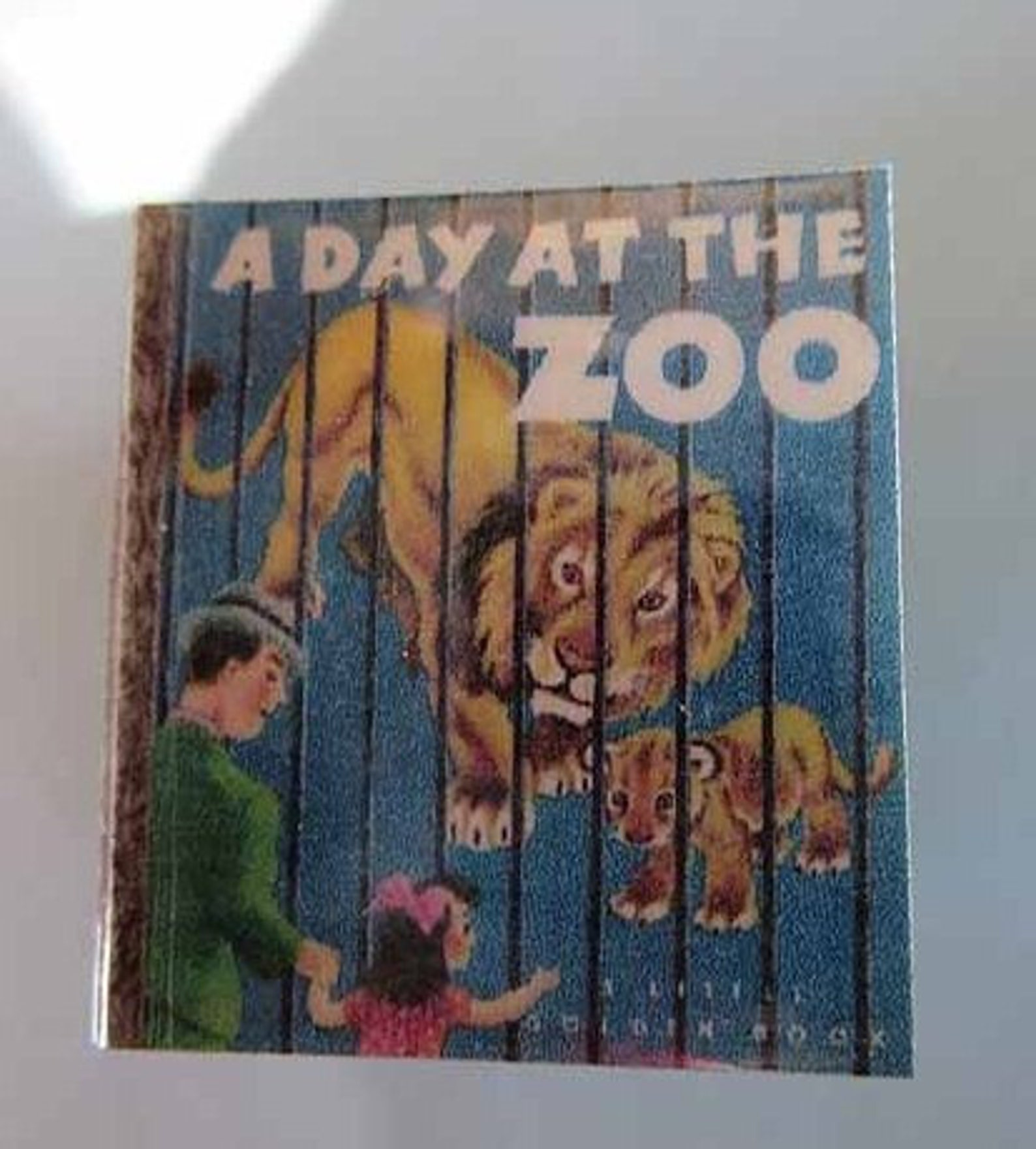 Children's Book A Day at the Zoo Dollhouse Miniature - Etsy