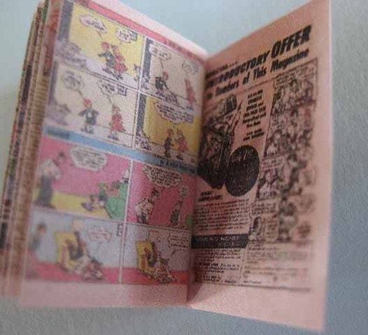 Comic Book Blondie Dollhouse Miniature 1:12 Scale | Etsy