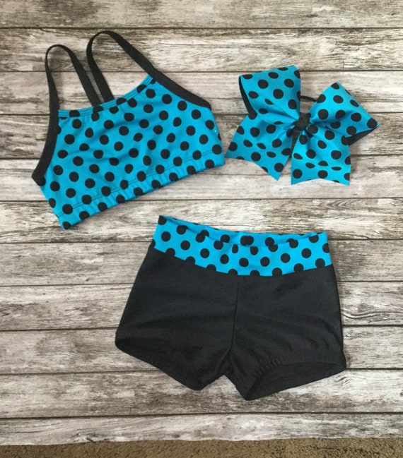 Girls Dance Top And Shortsgirls Danceweardanceweardance Etsy