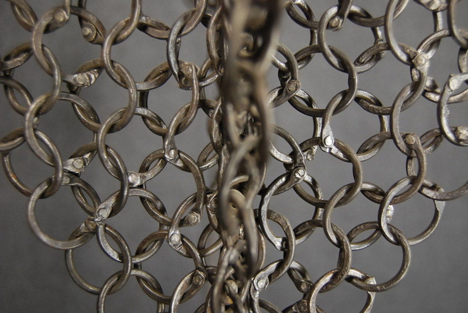 Hand Made Forged Chain Mail Metal Sculpture by Jacob Novinger - Etsy