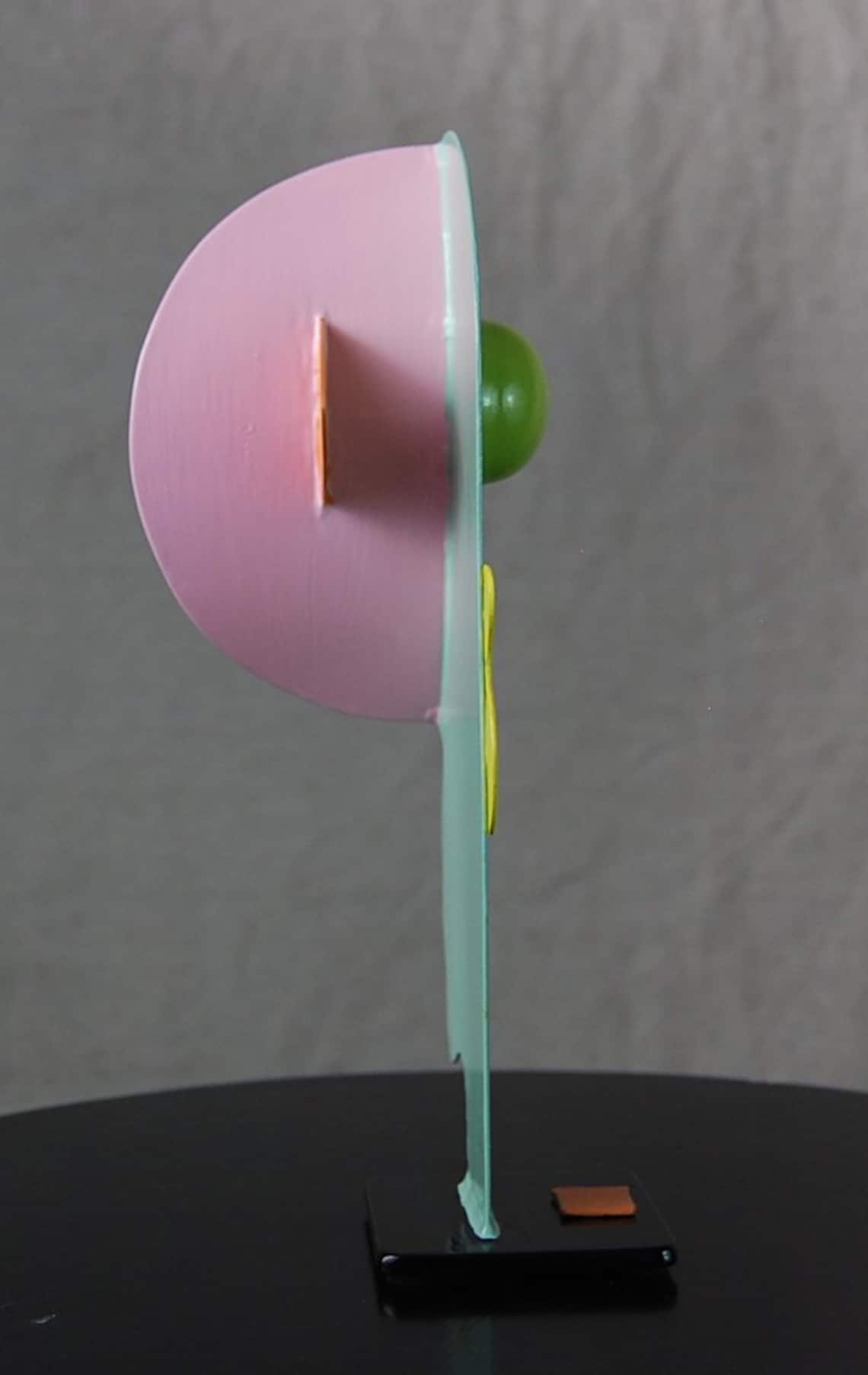 Small Metal Pop Art Painted Sculpture by Jacob Novinger - Etsy