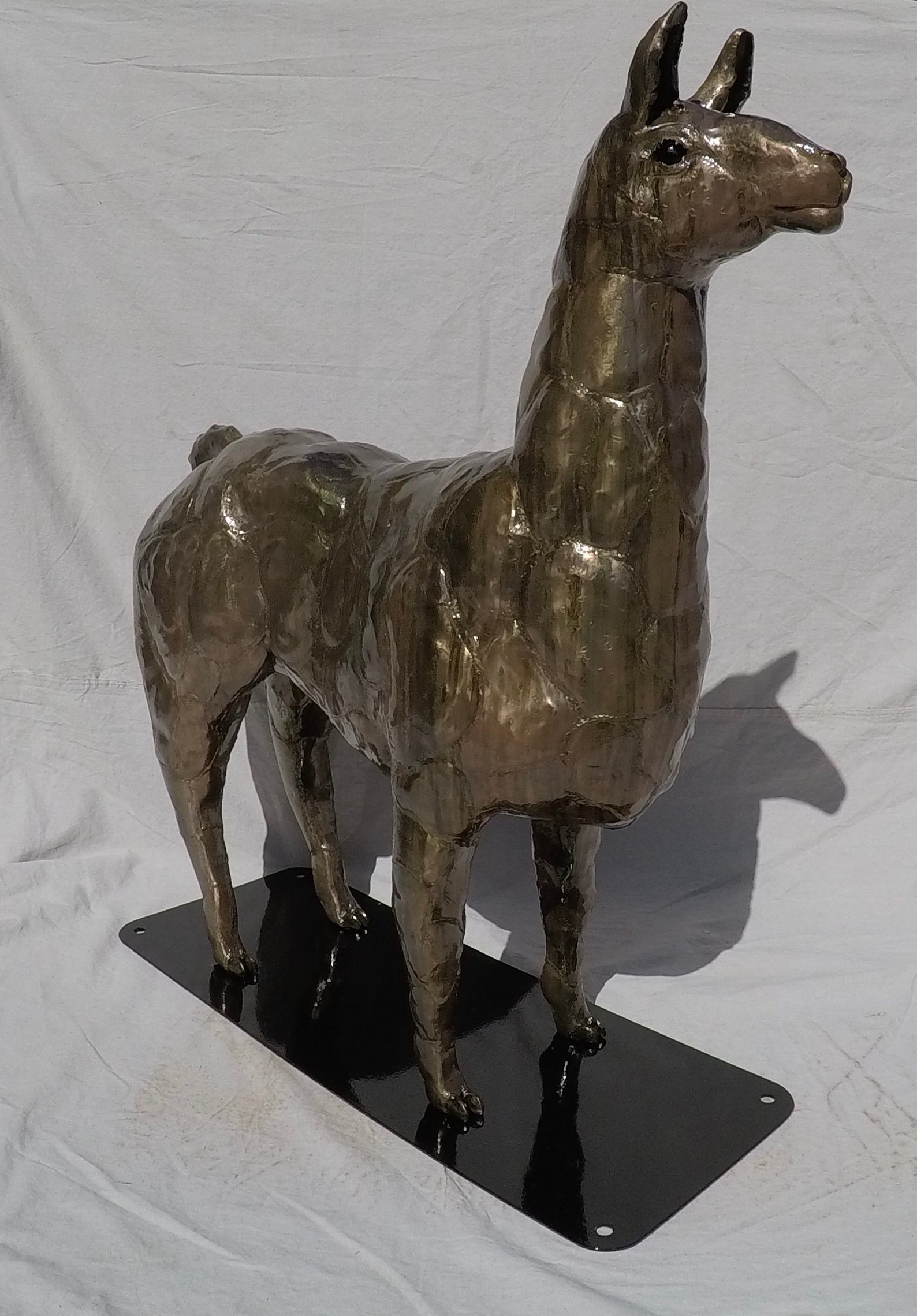 Made to Order Custom Garden Outdoor Metal Llama Art Sculpture by Jacob ...