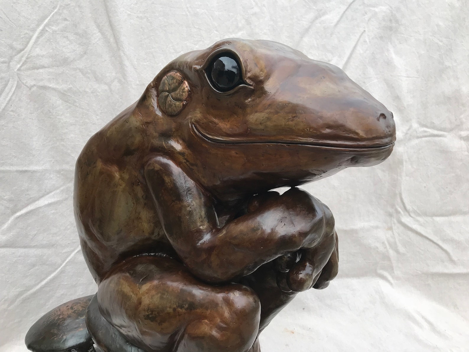 Custom Metal Art Garden Frog Sculpture - Made to Order - Etsy