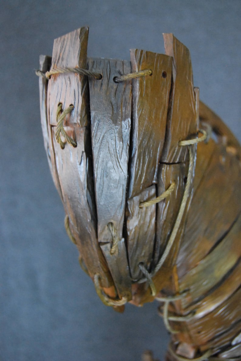 Trojan Horse Metal Art Sculpture by Jacob Novinger ONE OF A - Etsy