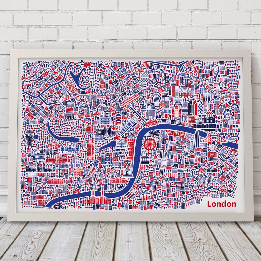 London Poster - Etsy